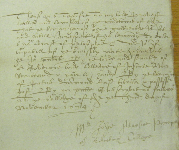 John Adamson (1576–1651?) - Our History